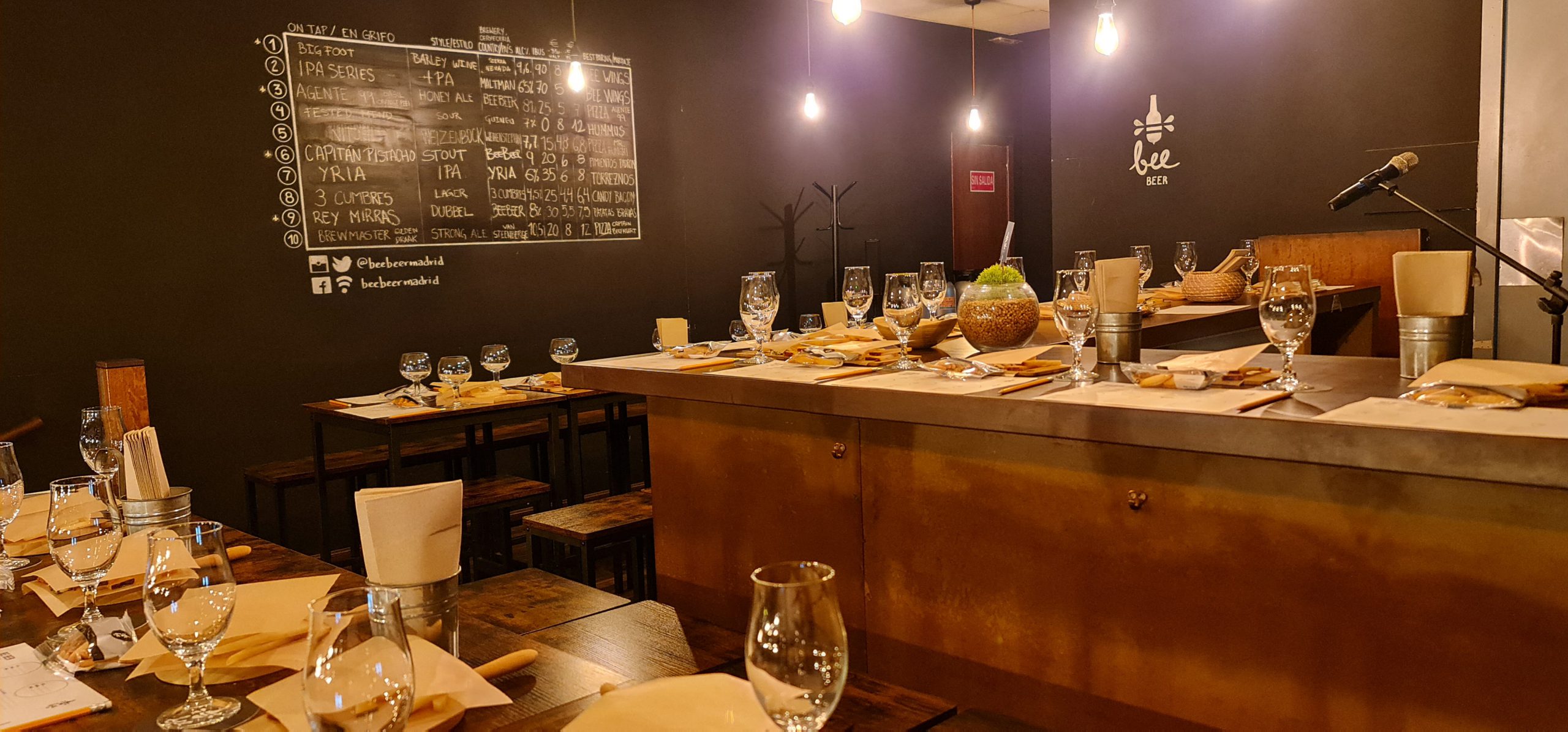 Espacio para eventos en Madrid - BEE BEER